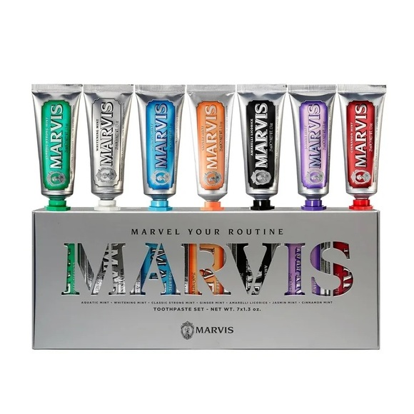 Marvis | Other | Marvis Toothpaste Gift Set 7 Flavors Box 3 Oz Each ...